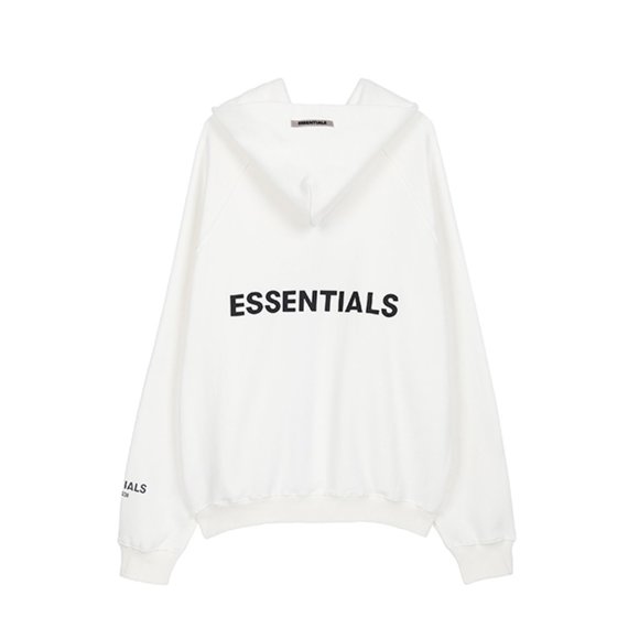 Fear of God | Shirts | Fear Of God Essentials Fleece Zip White Hoodie ...